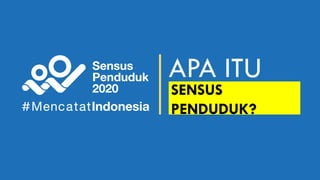 Bahan Rapat Koordinasi Daerah (Rakorda) Sensus Penduduk 2020.pptx