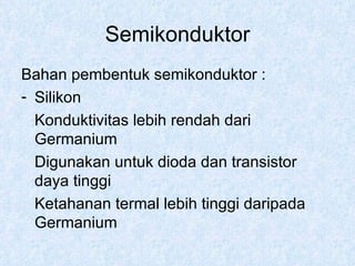 Bahan semikonduktor | PPT