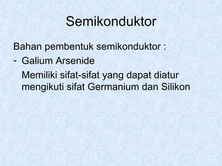 Bahan semikonduktor | PPT
