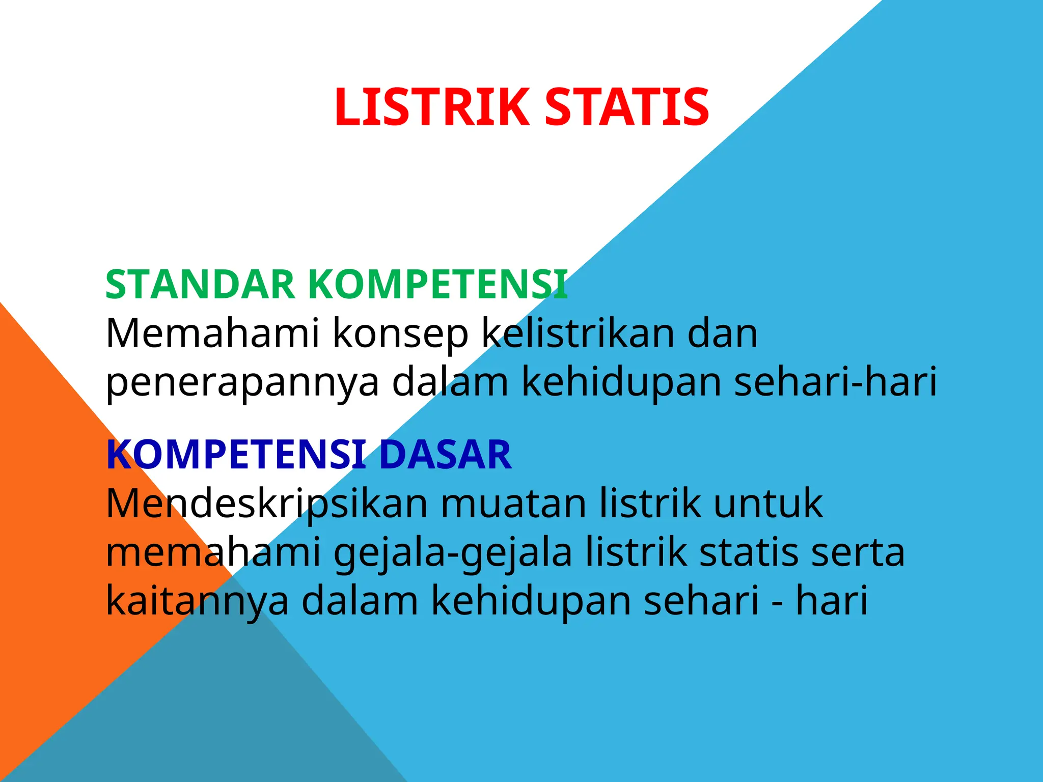BAHAN SIMULASI MENGAJAR PPT LISTRIK STATIS.ppt