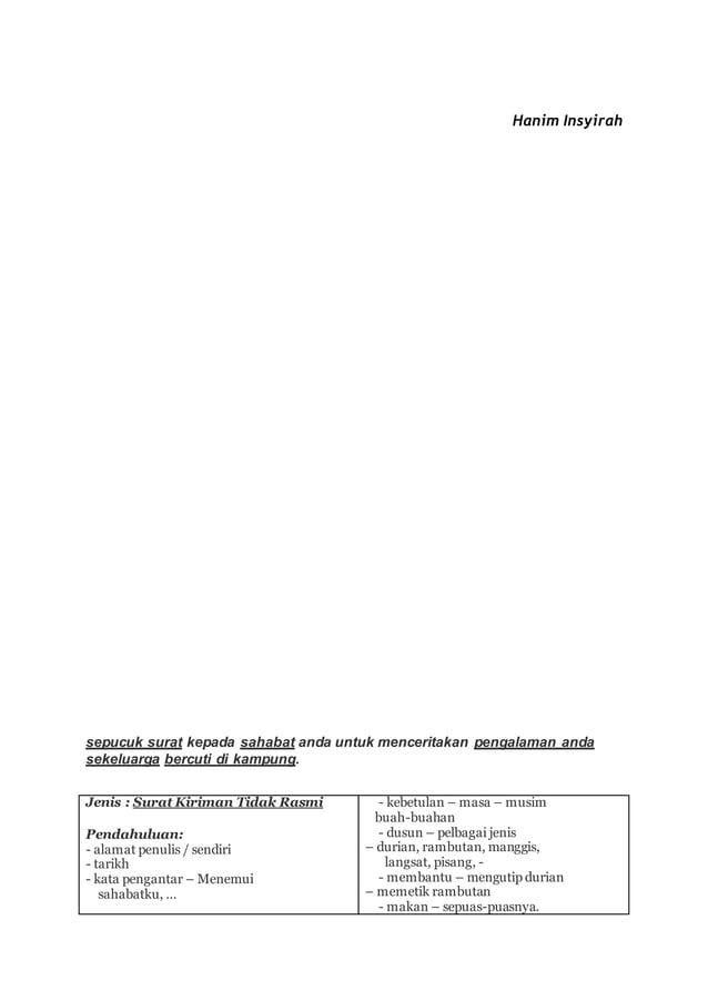 Bahan skema bm penulisan | DOCX