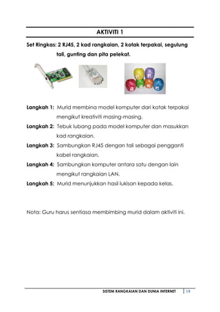 TMK Tahun 5 - Modul pdp Sistem Rangkaian dan Dunia Internet bhg 2 | PDF