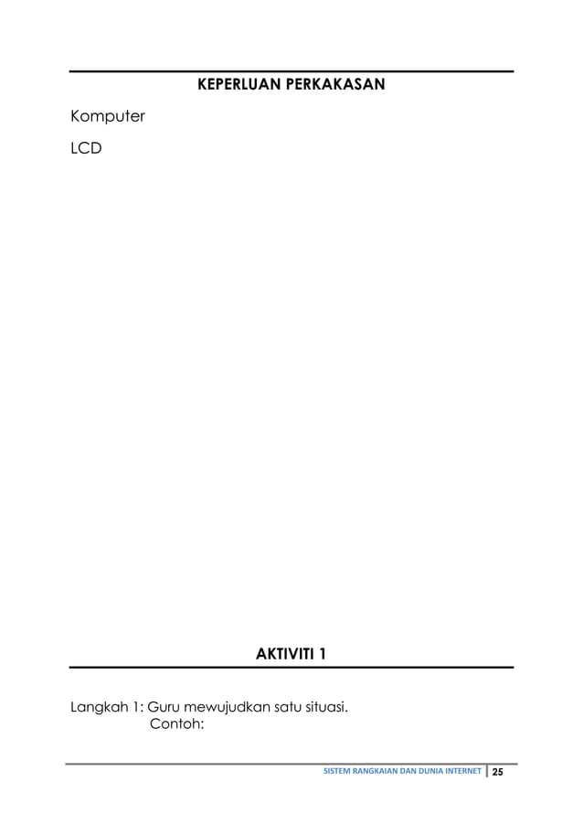 TMK Tahun 5 - Modul pdp Sistem Rangkaian dan Dunia Internet bhg 3 | PDF