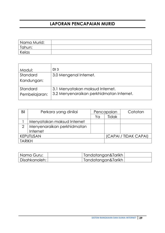 TMK Tahun 5 - Modul pdp Sistem Rangkaian dan Dunia Internet bhg 3 | PDF