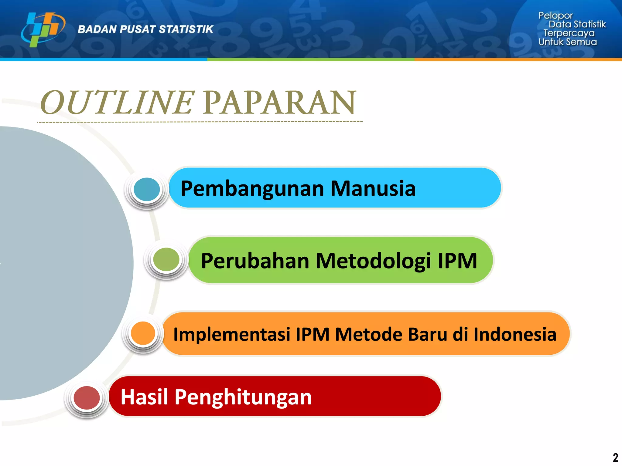 Metode Baru dalam Pengitungan IPM | PDF