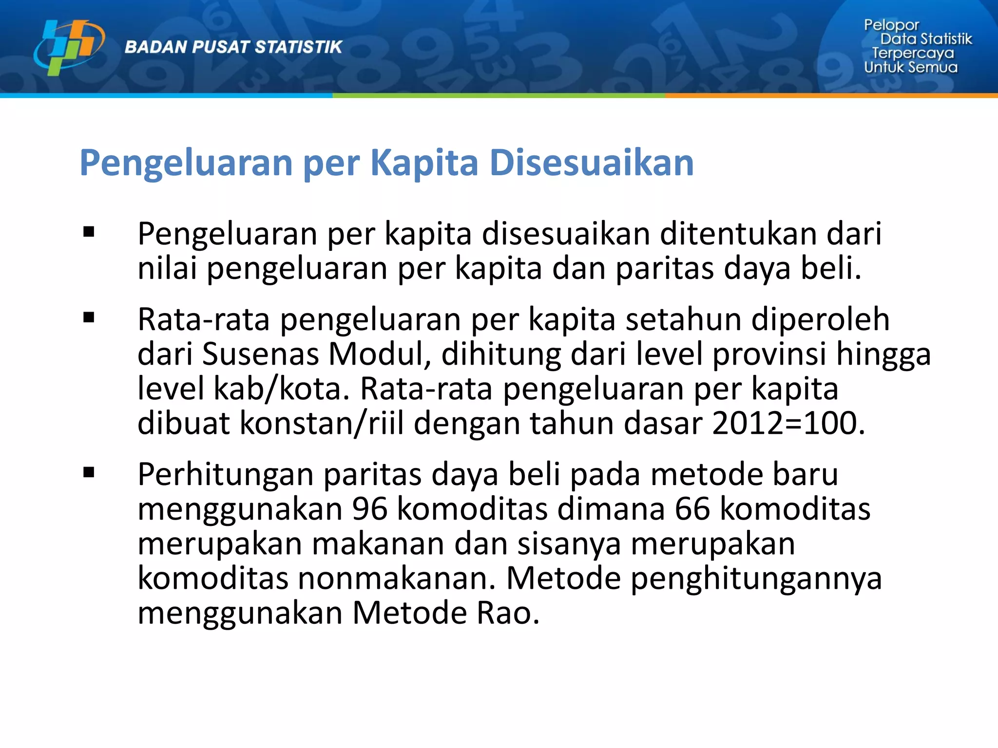 Metode Baru dalam Pengitungan IPM | PDF