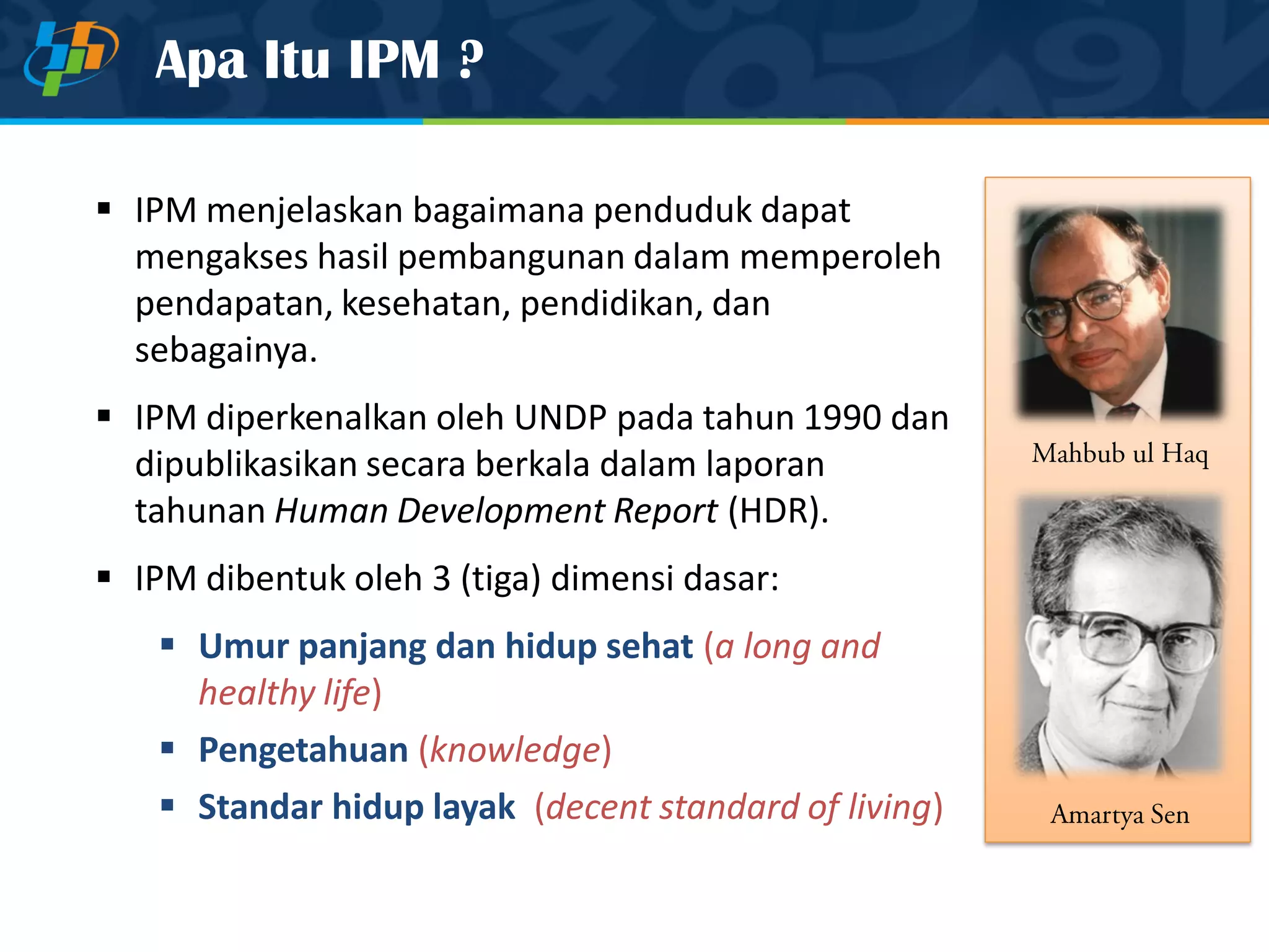 Metode Baru dalam Pengitungan IPM | PDF