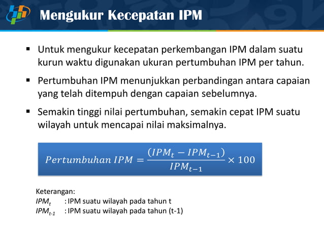 Metode Baru dalam Pengitungan IPM | PDF