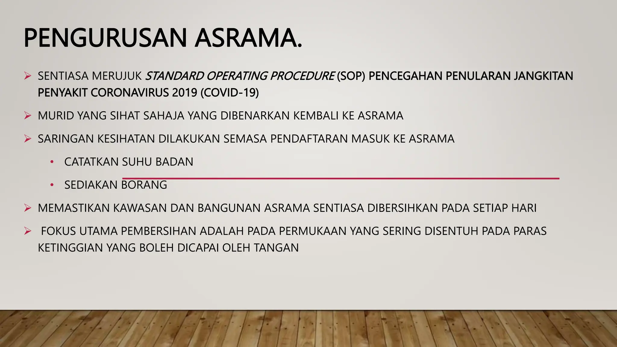 BAHAN TAKLIMAT.pptx untuk rujukan dan tindakan | PPT