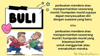 BAHAN TAKLIMAT BULI 'SAY NO TO BULLY'... | PDF