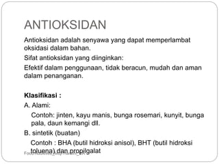 BAHAN TAMBAHAN PANGAN KULIAH ANALISA MAKANAN DAN MINUMAN.pptx