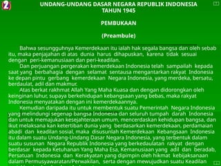 Bahan Tayangan UUD negara Republik Indonesia tahun 1945.pptx