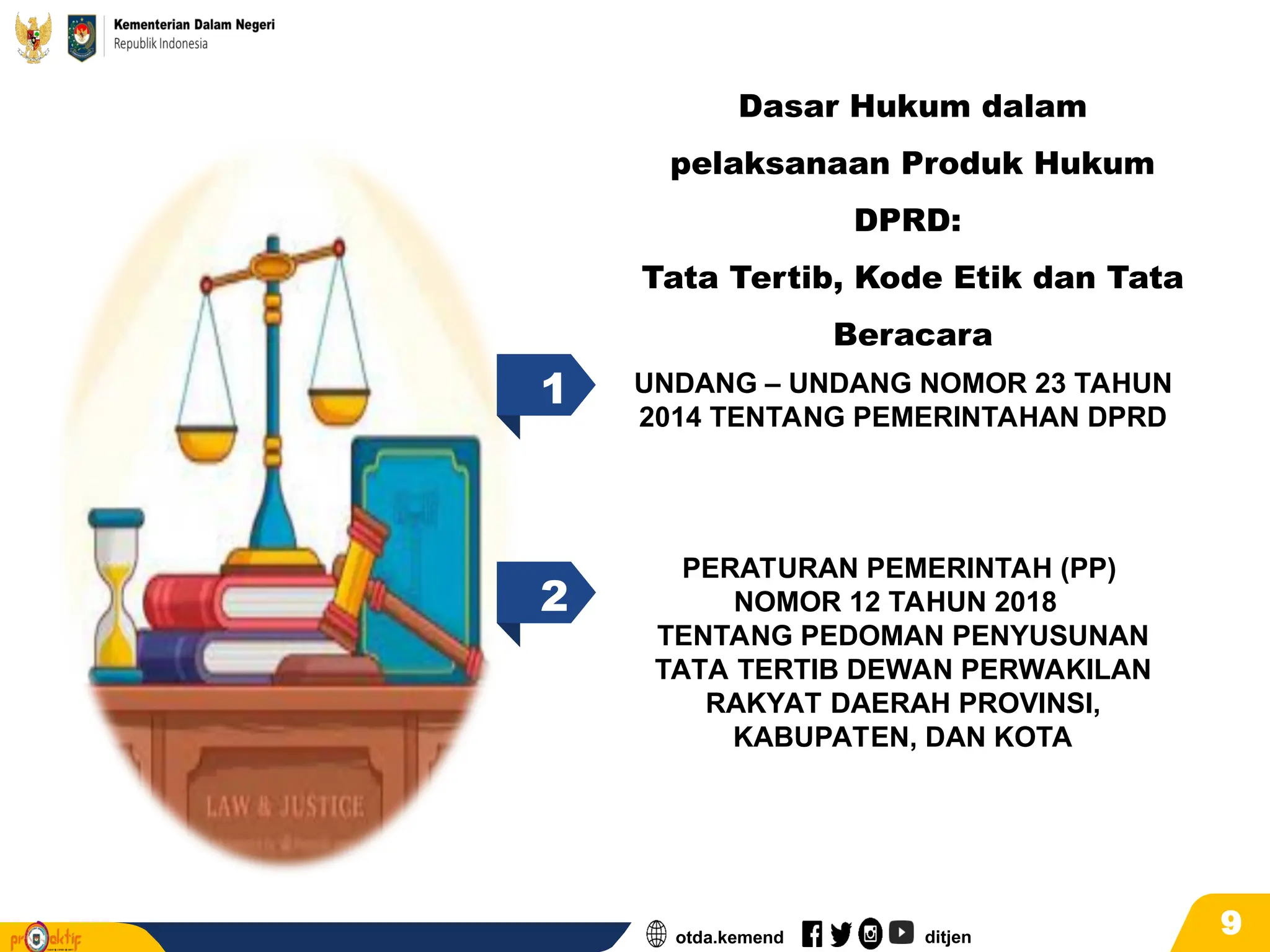 Presentasi mengenai KODE ETIK DRPD Kabupaten/kota | PPT