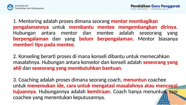 Bahan Tayang Lokakarya 04 PPG - Coaching | PPT
