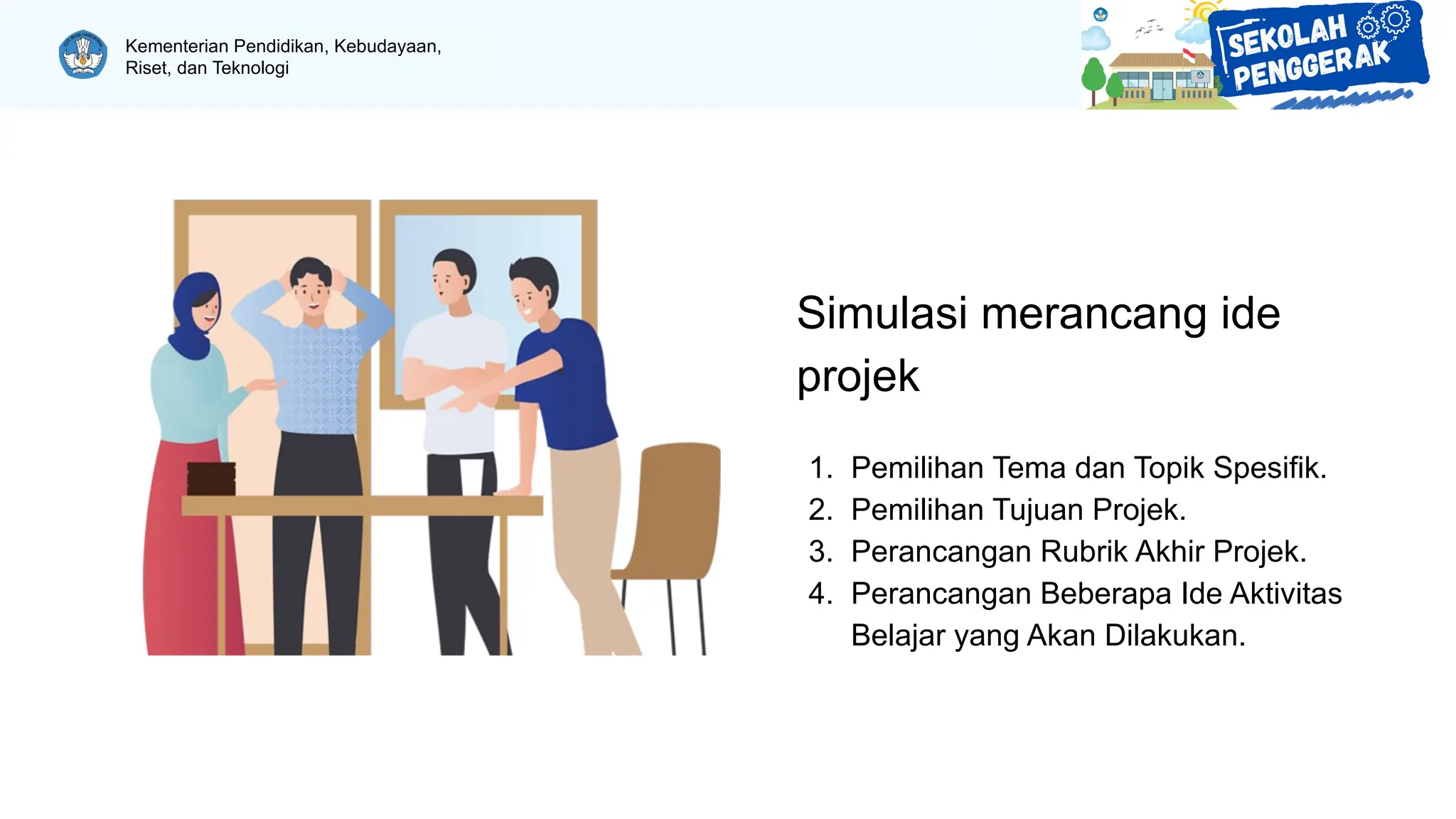 Materi dalam power poin ini tentang Proyek Penguatan Profil Pelajar ...
