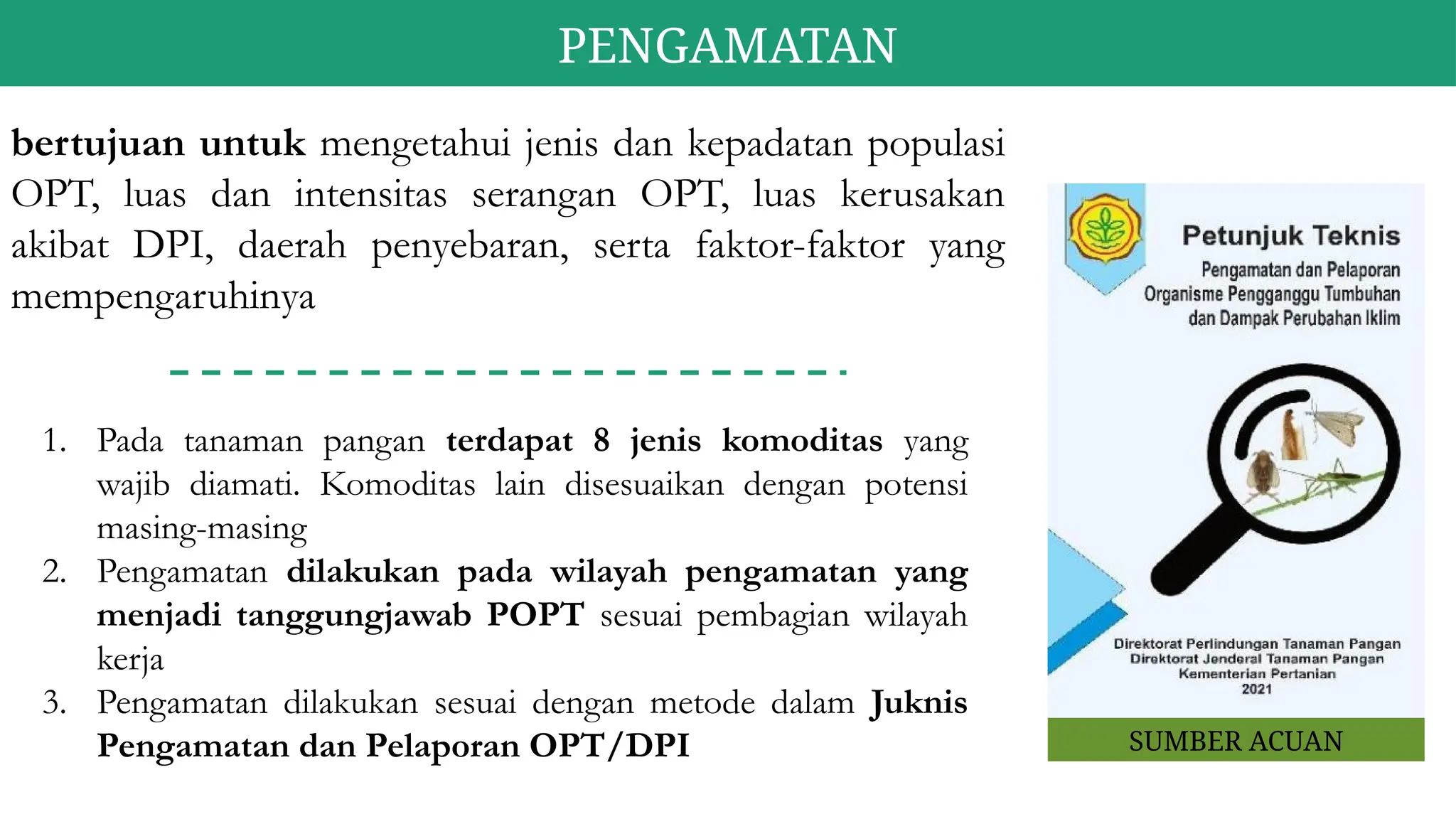 BAHAN TAYANG METODE PENGAMATAN & PELAPORAN OPT PANGAN.pptx