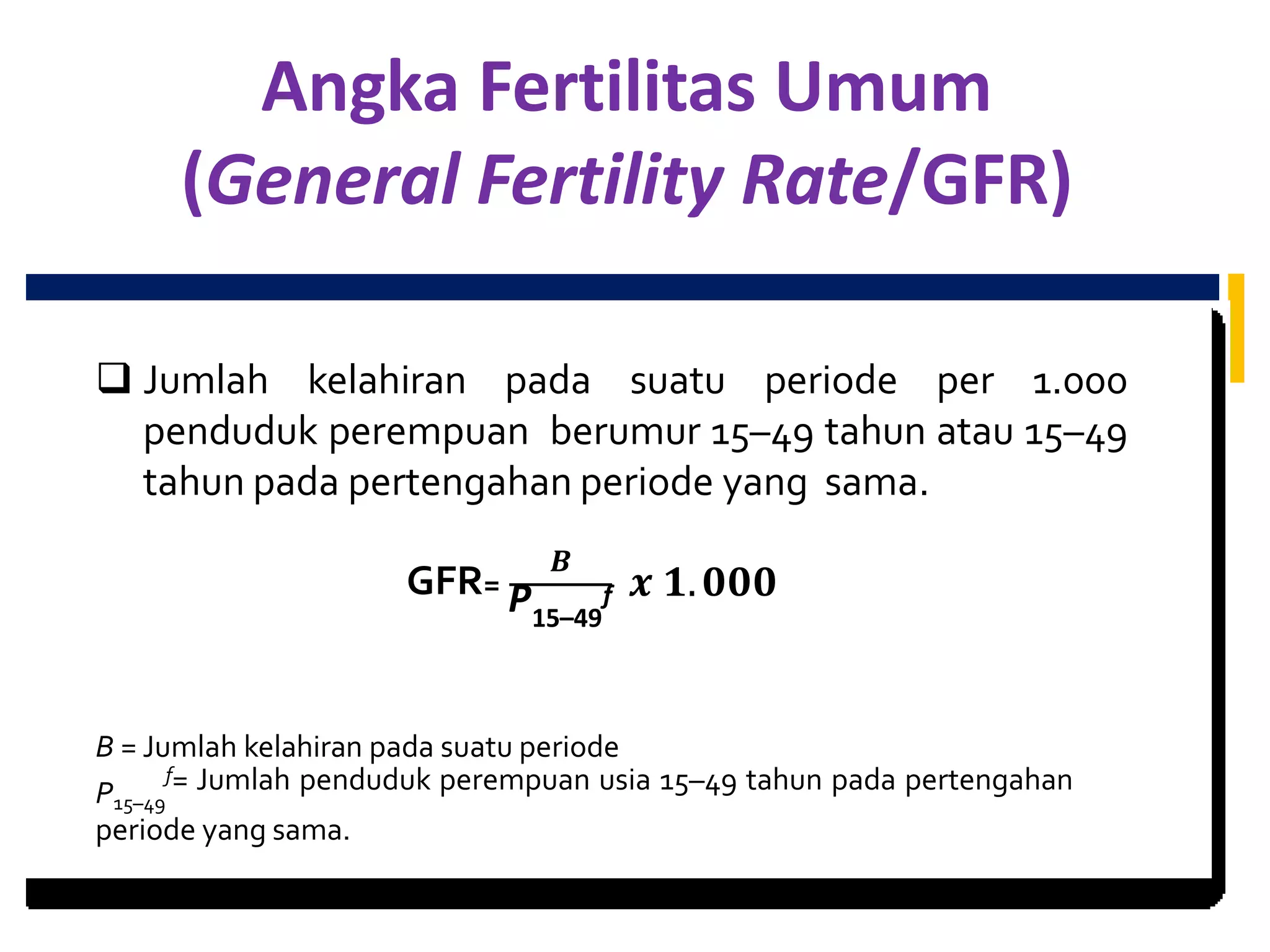Bahan tayang modul 2 fertilitas | PDF
