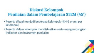 Bahan Tayang Penilaian STEM (Science, Technology, Engineering dan Mathematics) 2020.pptx