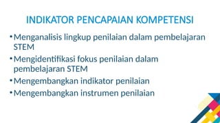 Bahan Tayang Penilaian STEM (Science, Technology, Engineering dan Mathematics) 2020.pptx