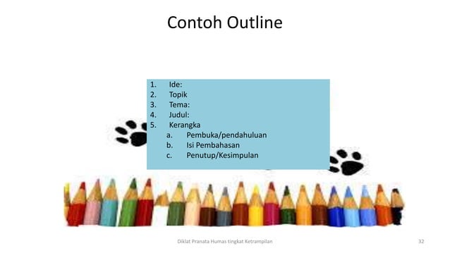 Bahan tayang penulisan naskah kehumasan tingkat keterampilan 1 | PPT