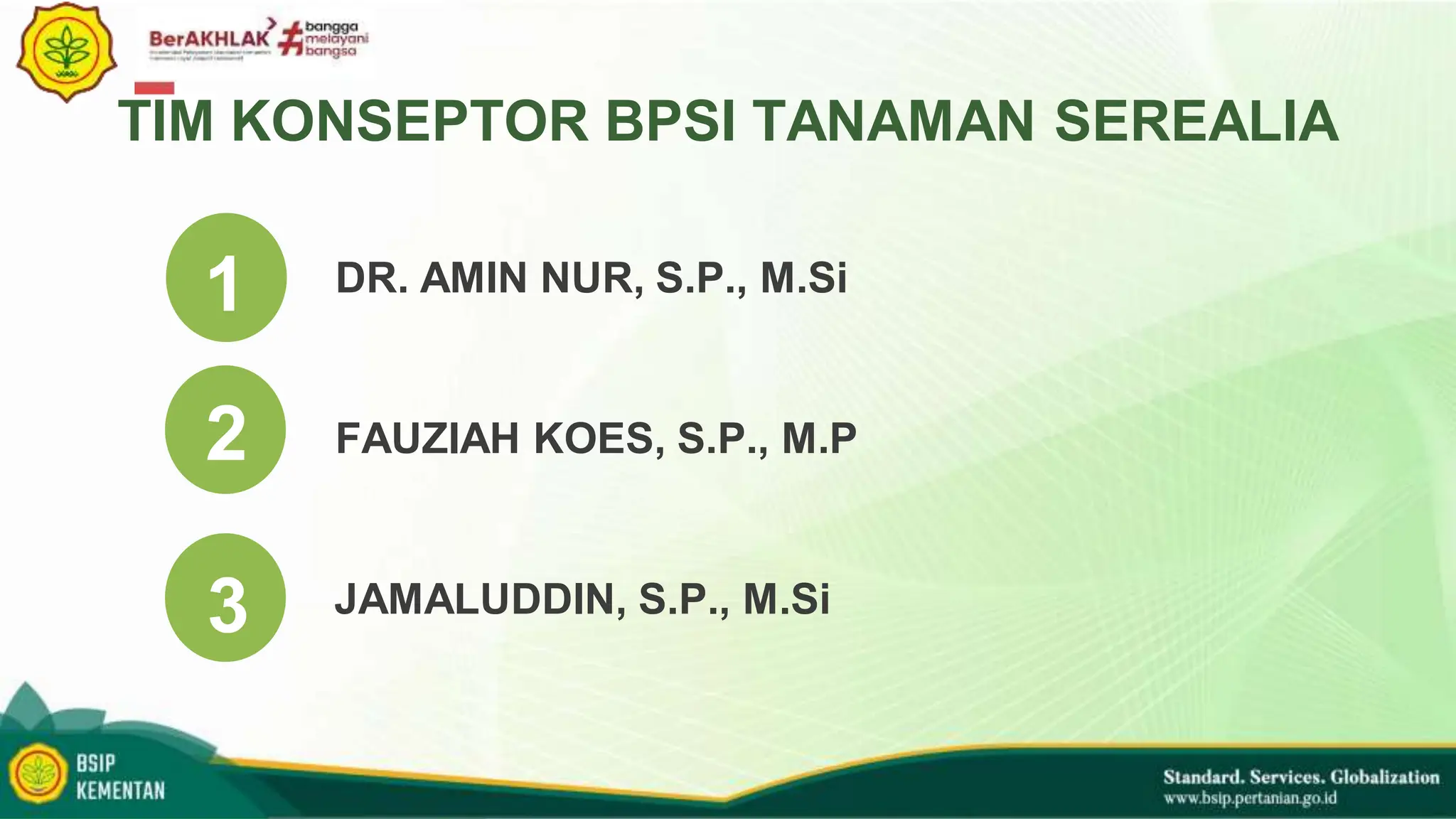 BAHAN TAYANG_SOSIALISASI_SNI PRODUKSI BENIH JAGUNG HIBRIDA_BPSI TANAMAN ...