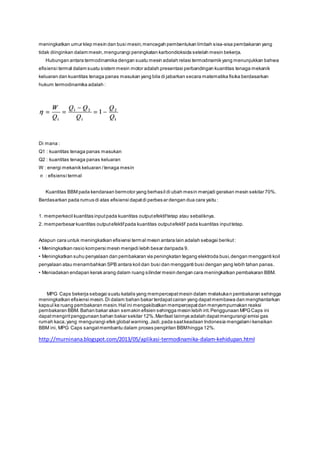 Bahan termodinamika | DOCX