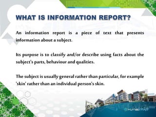 Information Report Text | PPTX