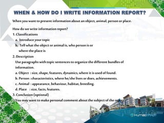 Information Report Text | PPTX