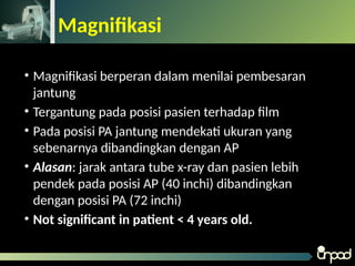 Bahan Thorax Normal untuk radiologi pptx | PPTX