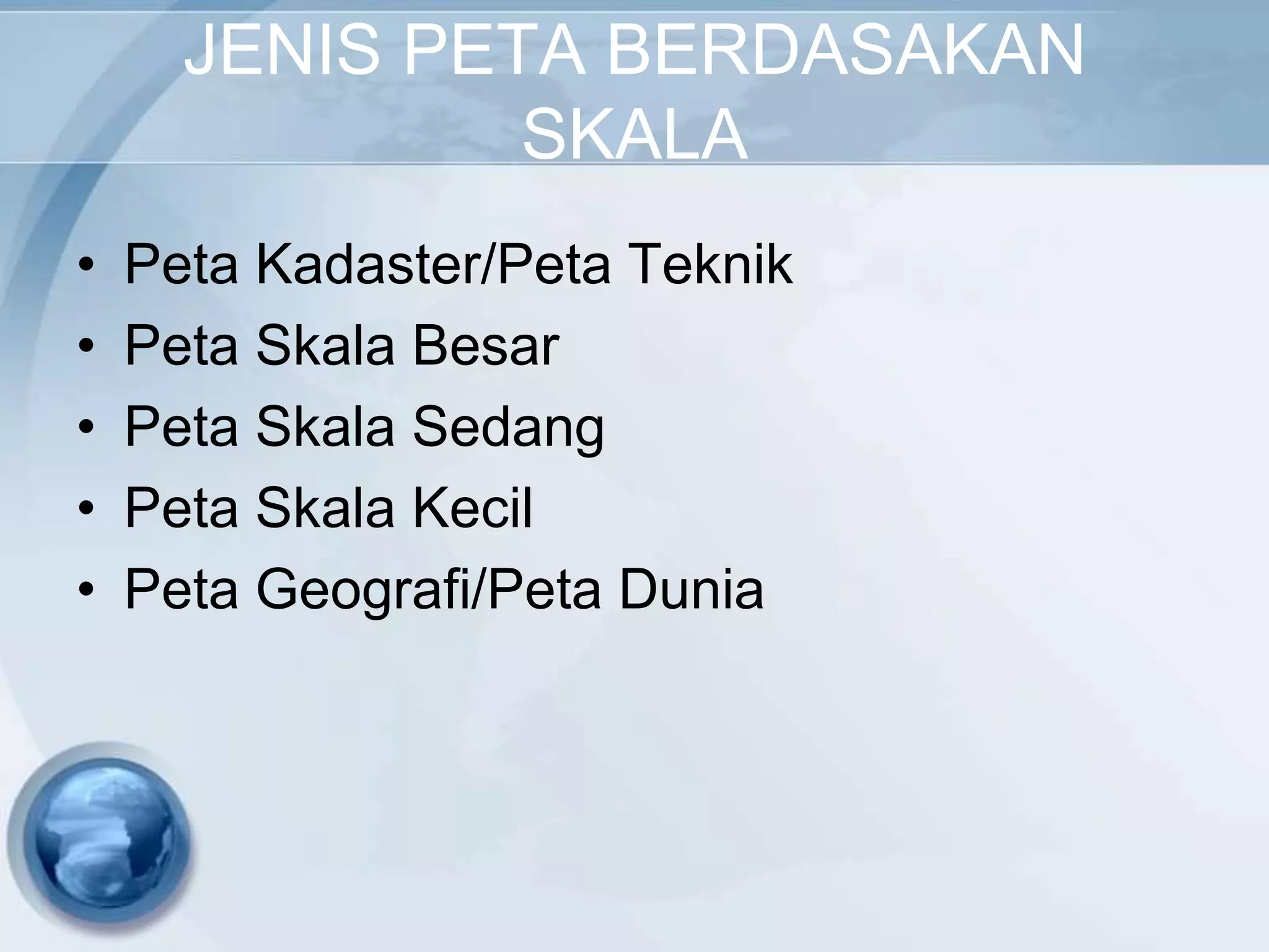 pengertian peta dan komponen peta | PPTX