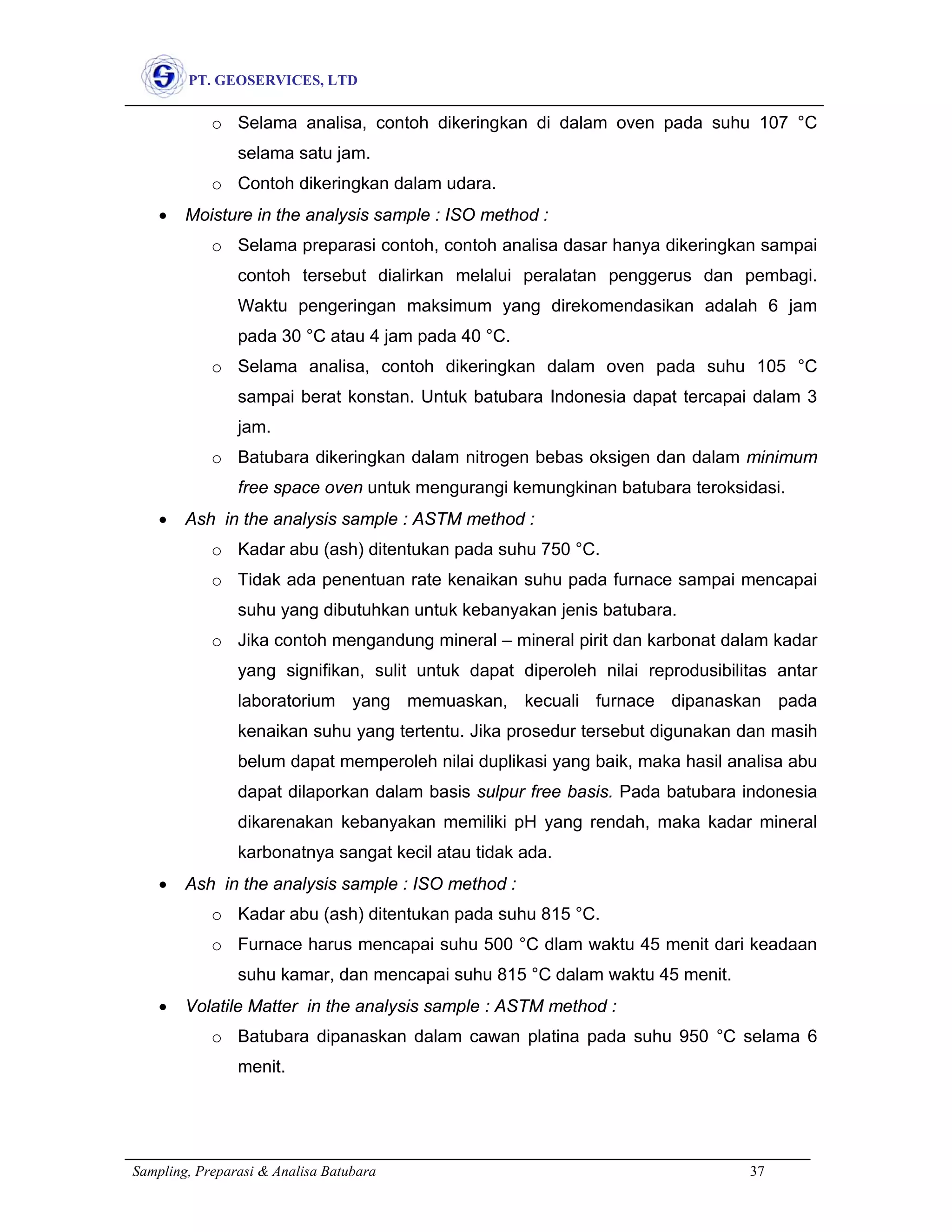 Bahan Training Sampling, Preparasi, dan Analisa Batubara.pdf