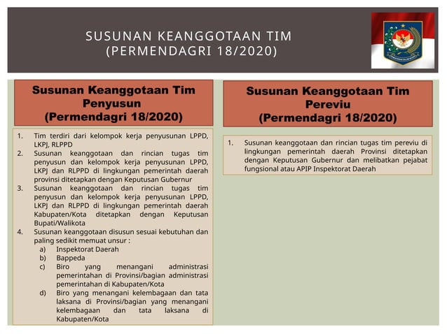 Bahan Webinar petunjuk teknis penyusunan LPPD | PPTX