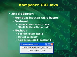 Bahasa pemrograman (java) | PPT