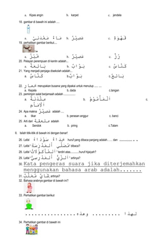 Contoh Soal Bahasa Arab 2-.docx