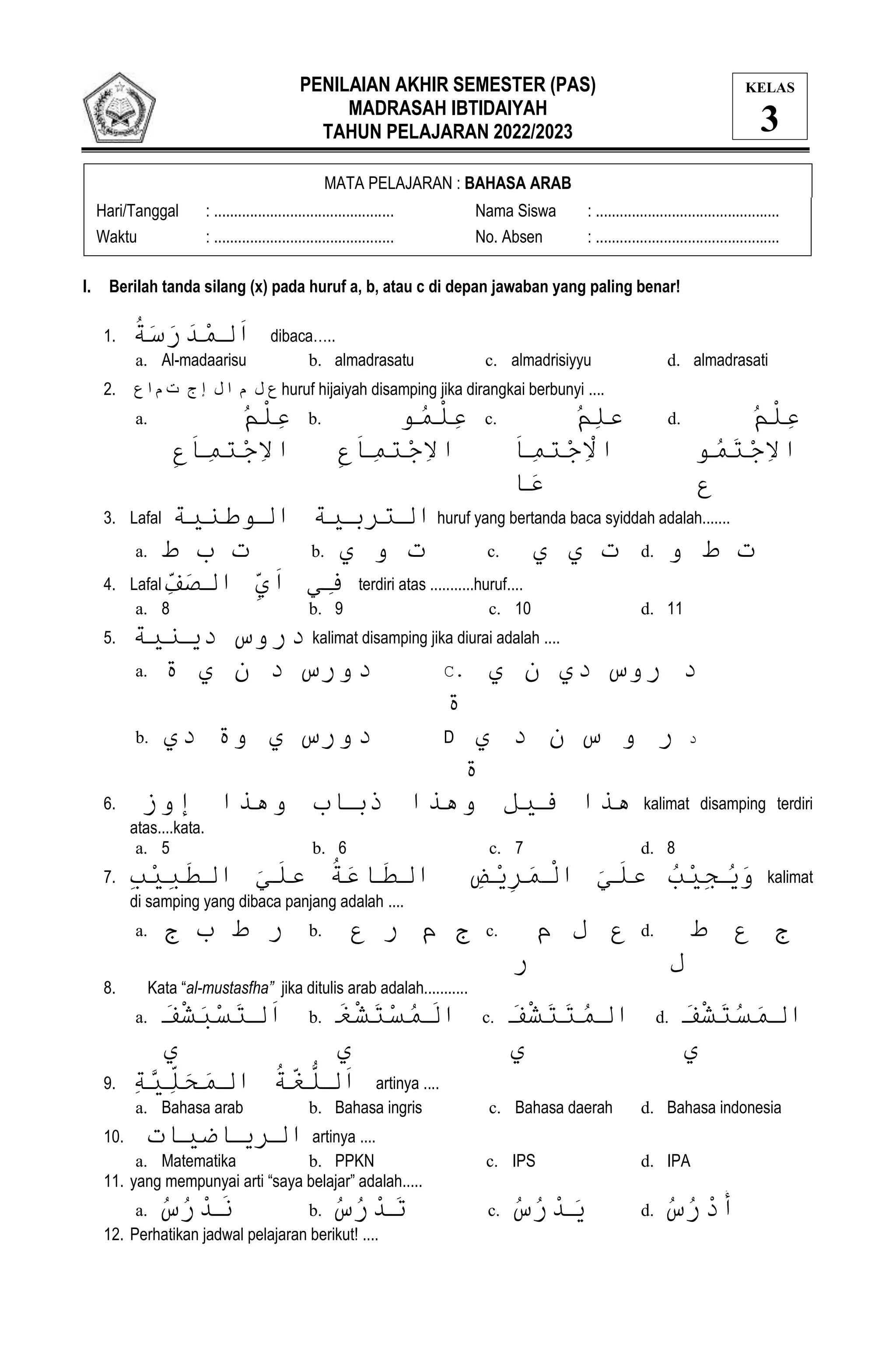 Bahasa Arab 3.docx