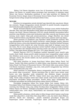 Bahasa dohoi | PDF