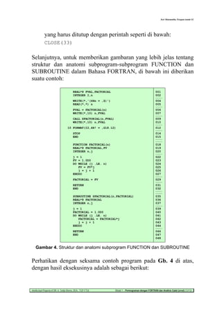 Bahasa fortran | PDF