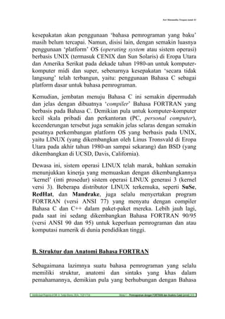 Bahasa fortran | PDF