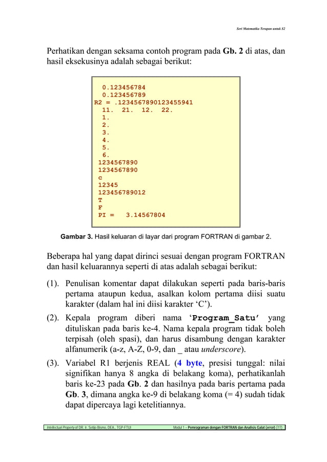 Bahasa fortran | PDF