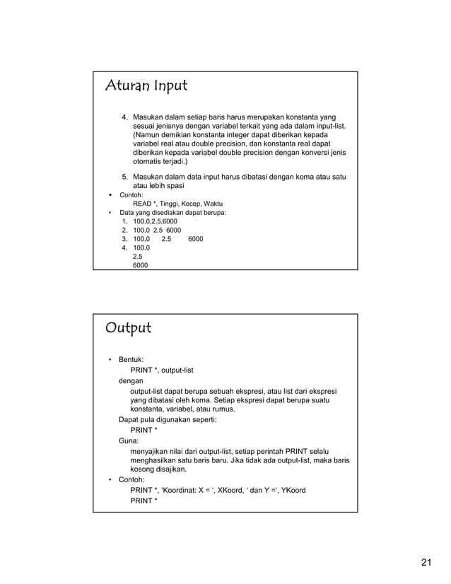 Bahasa fortran dasar | PDF
