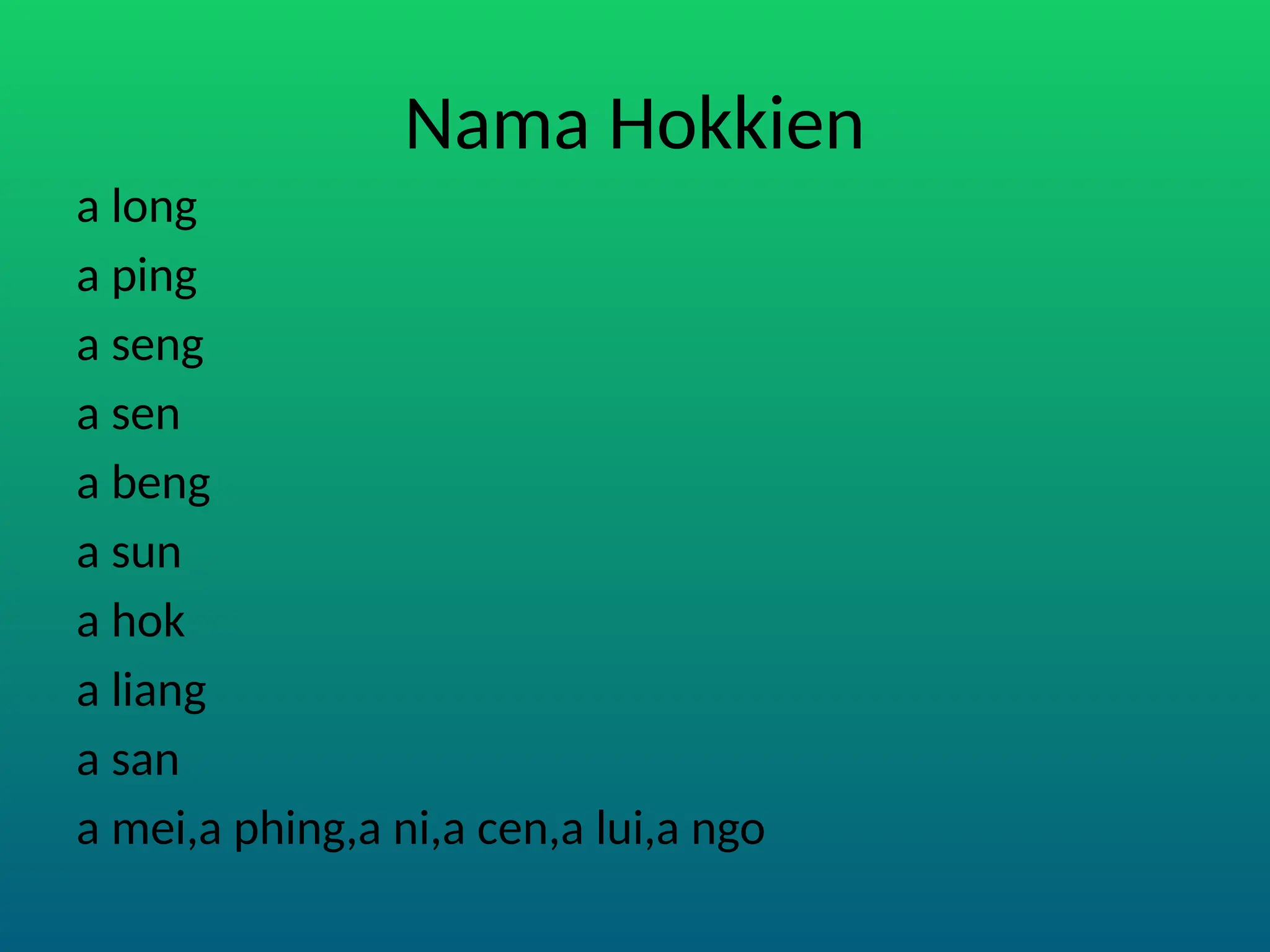 Memahami Bahasa Hokkien oleh Julina, B.A.,M.TCSOL | PPTX