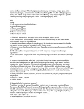 Bahasa indonesia | DOCX