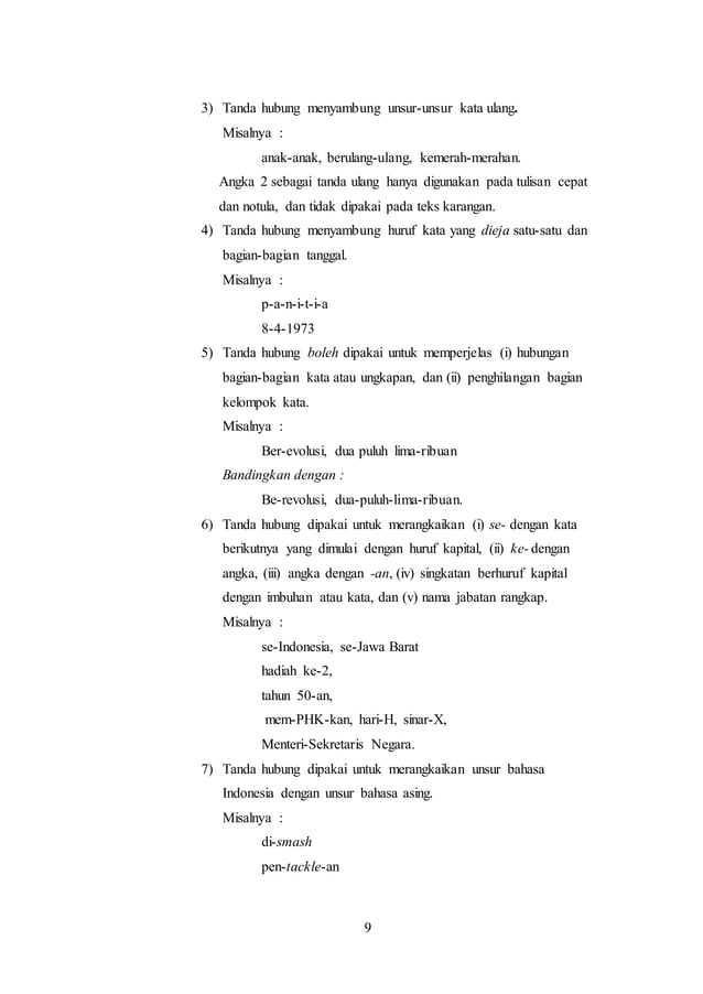 Penggunaan Tanda Baca (Bahasa indonesia) | DOCX