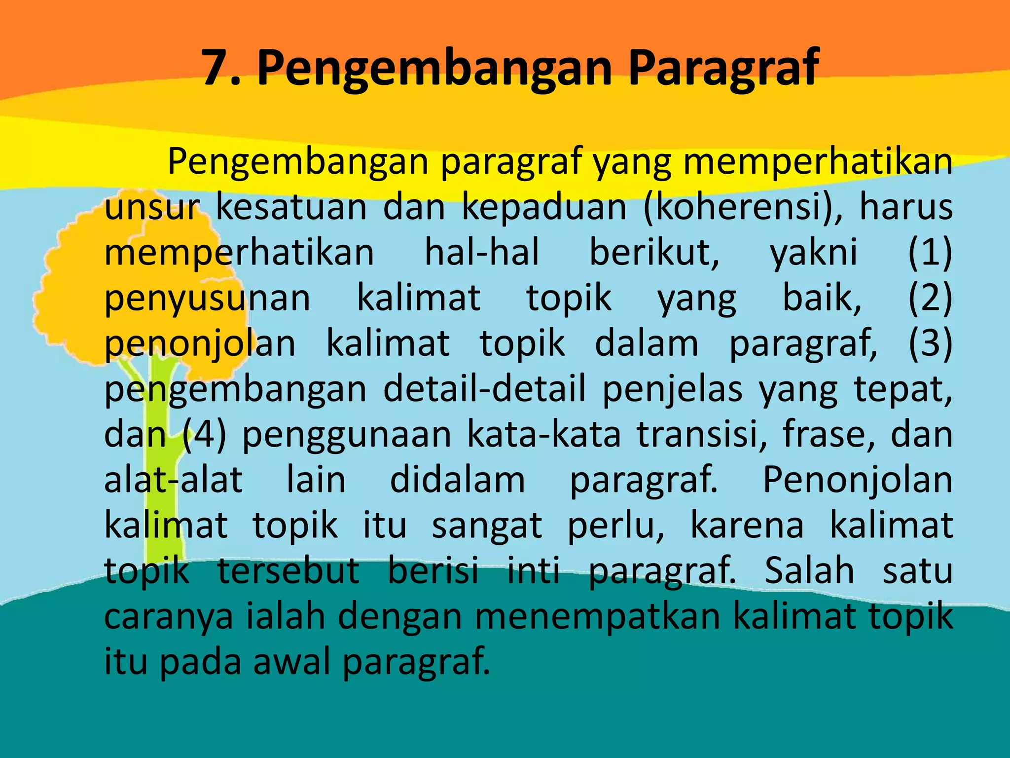 Bahasa indonesia-paragraf | PPTX