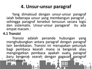 Bahasa indonesia-paragraf | PPTX
