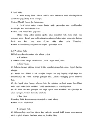 Bahasa indonesia | DOCX