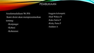 Bahasa Indonesia dan apa saja isi-isinya | PPT