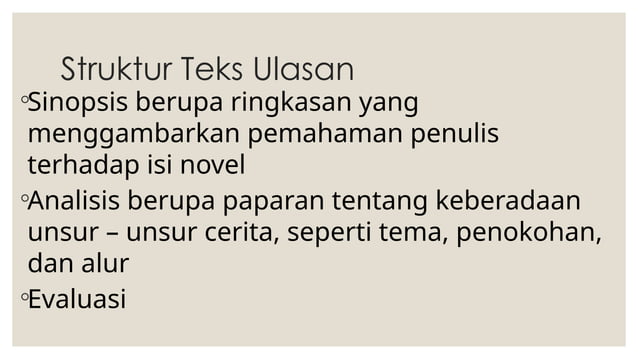 bahasa indonesia struktur dan kaidah teks ulasan | PPT bahasa indonesia struktur dan kaidah teks ulasan | PPT