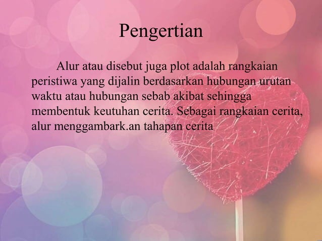 Bahasa indonesia - alur (plot)