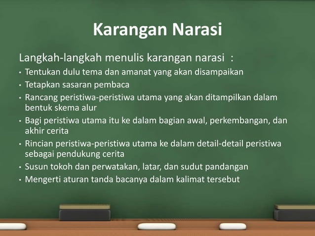 Menulis Narasi dan Deskripsi Bahasa Indonesia | PPTX